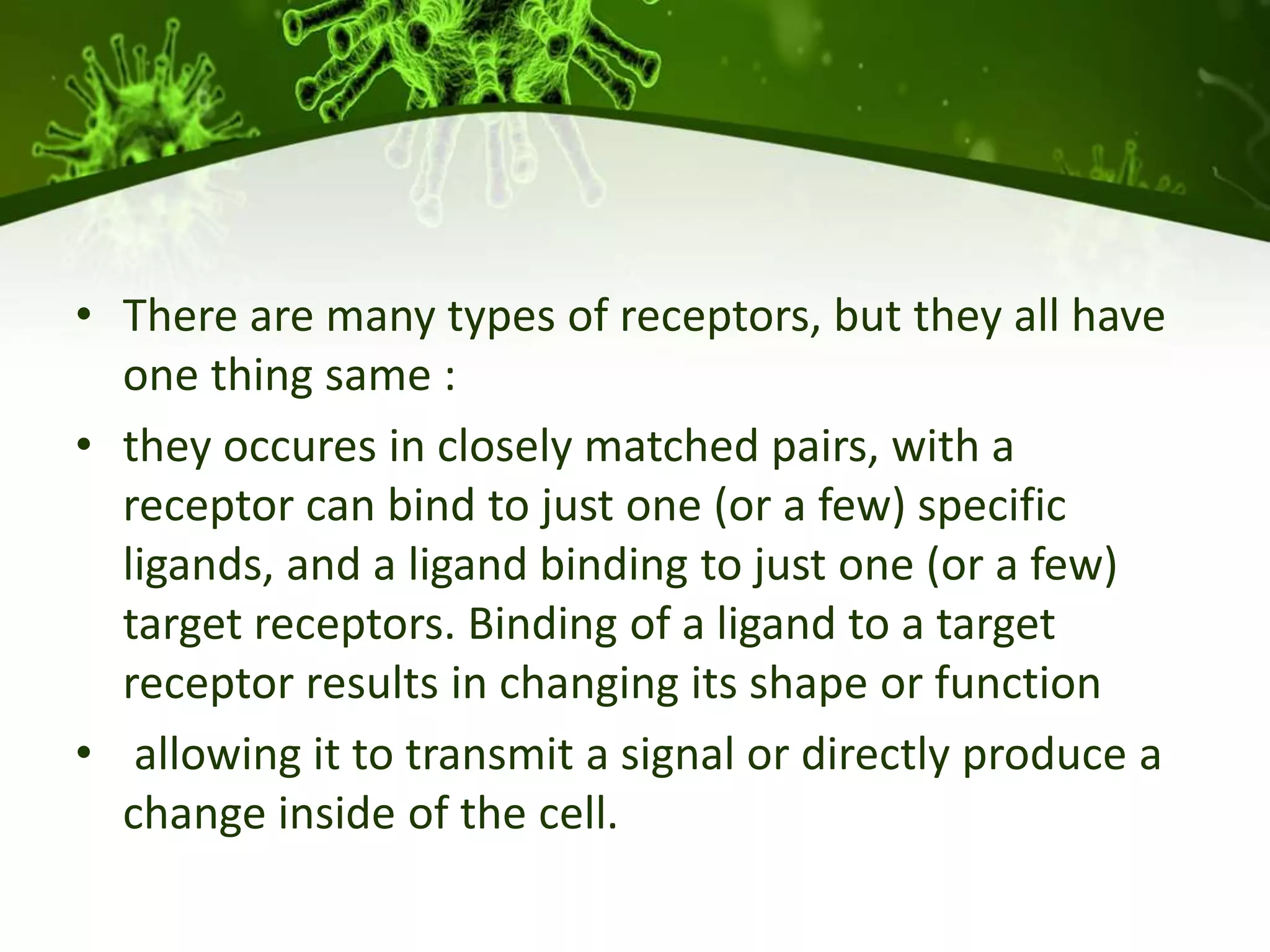Receptors | PPTX