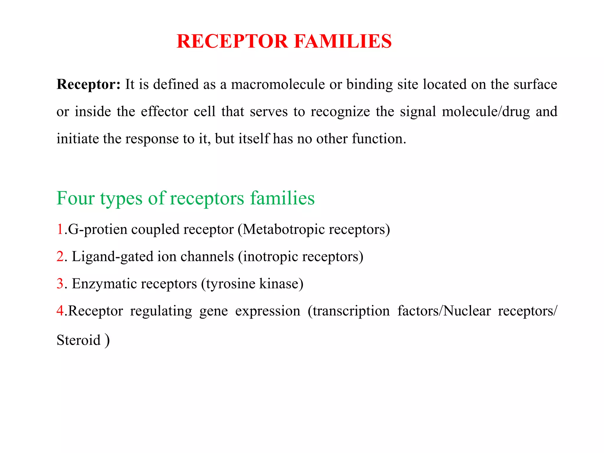 Receptors | PPT