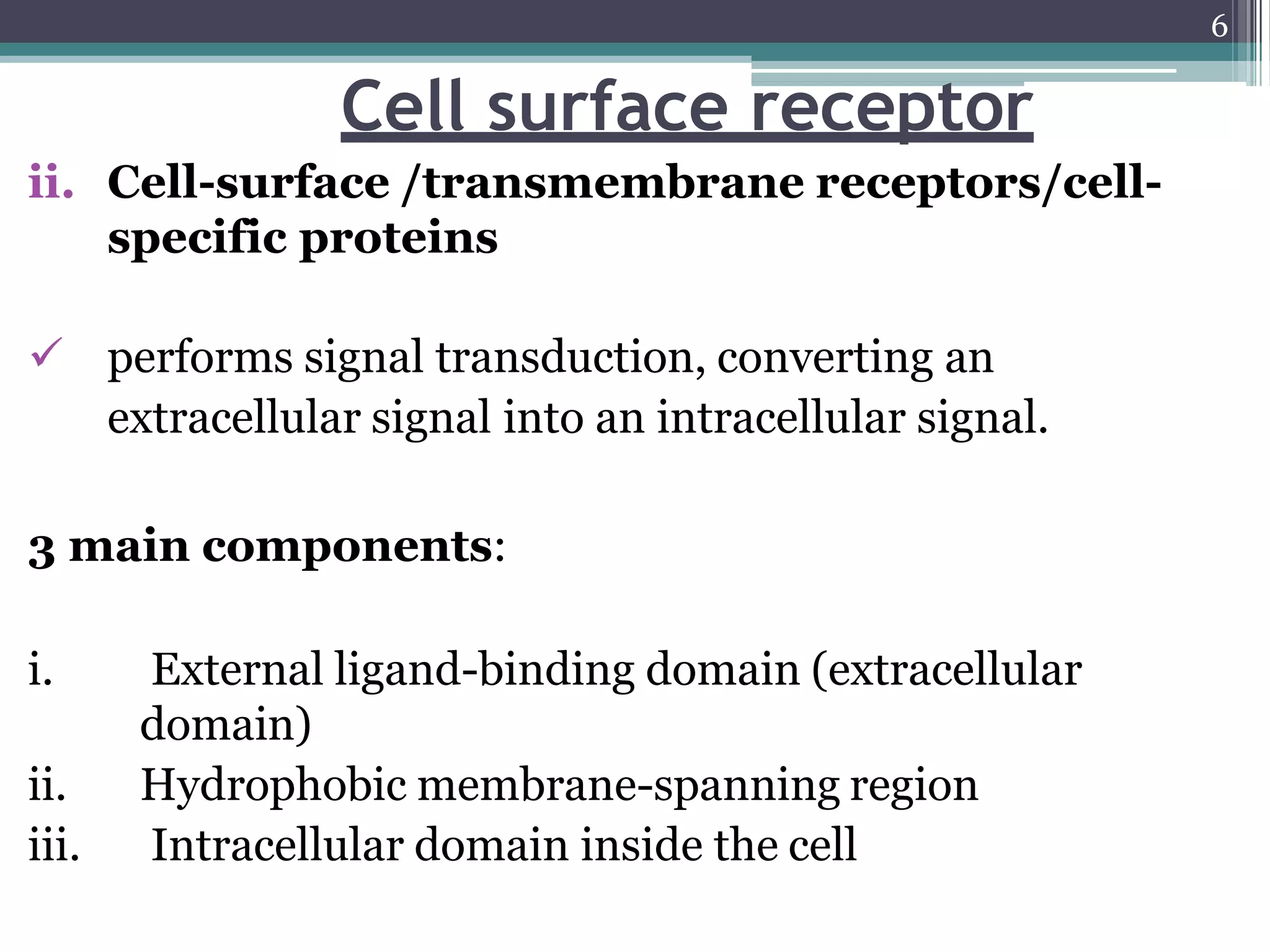 receptors | PPTX