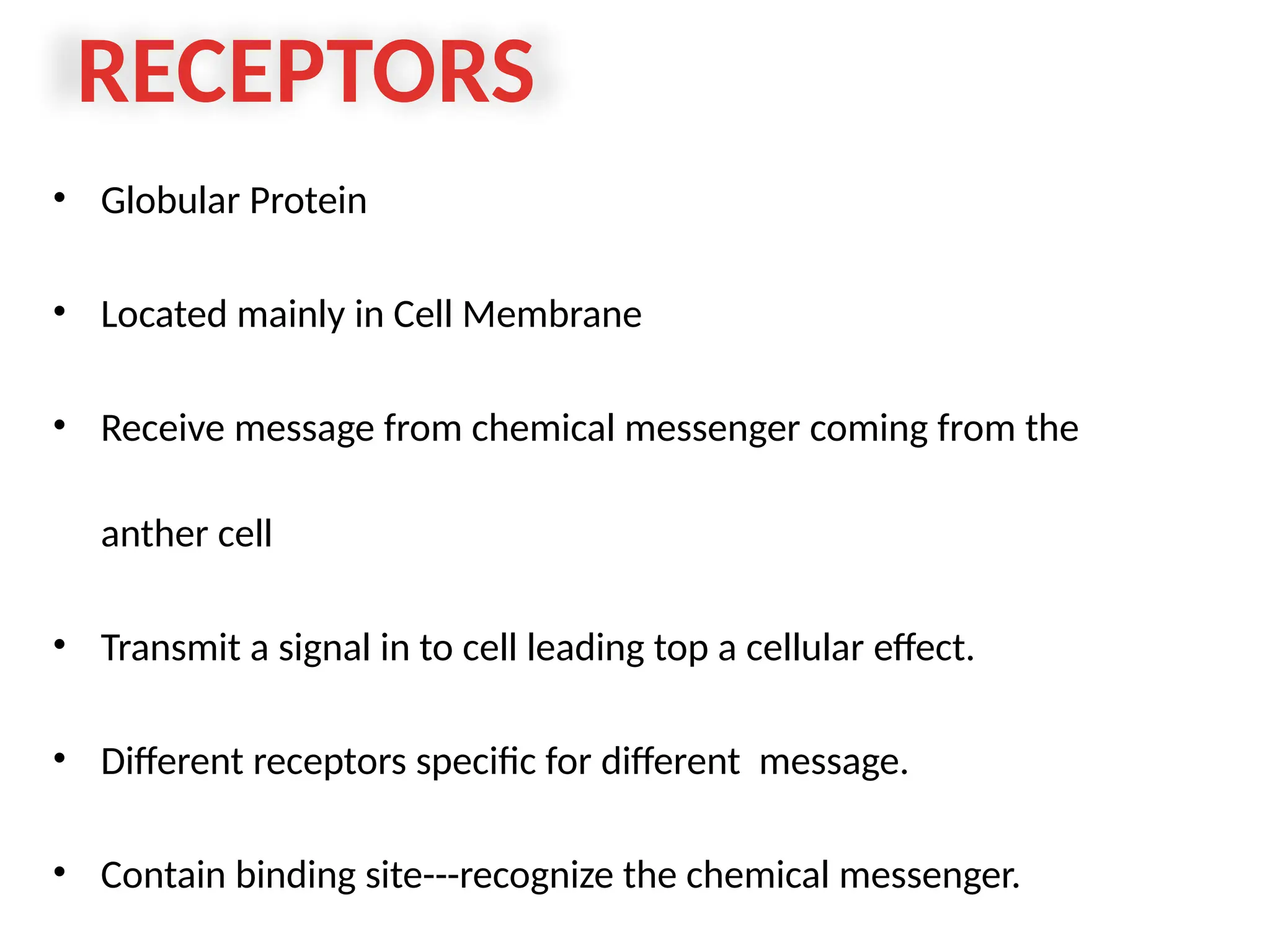 RECEPTORS.pptx in pharmacology pg and ug | PPTX