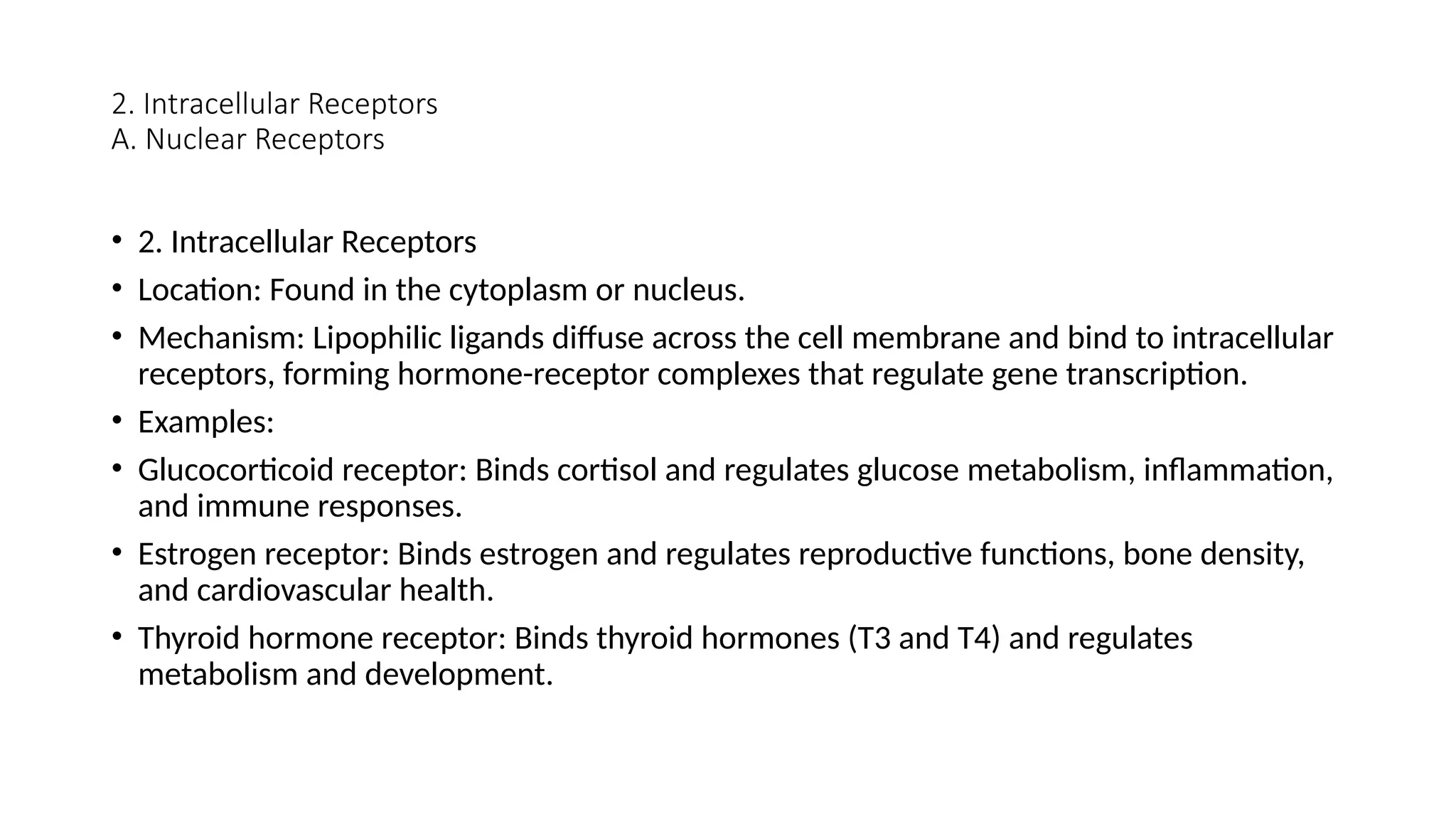 Receptors physiology different types of cell receptors | PPTX