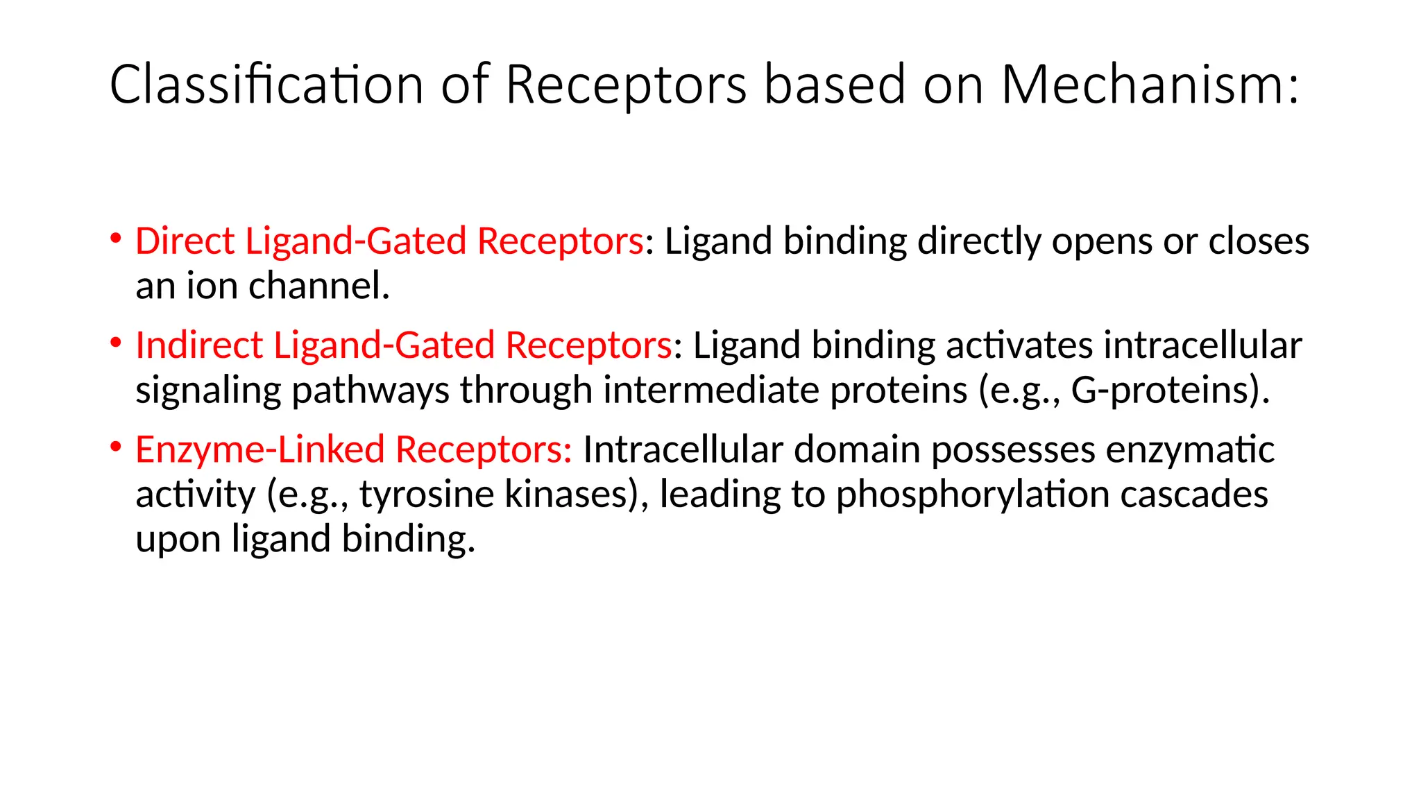 Receptors physiology different types of cell receptors | PPTX