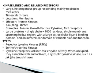 receptors.pptx and its types and mechanism | PPTX