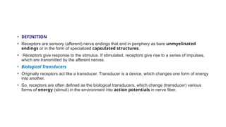 Receptors_Different_types_exterior_interior | PPTX