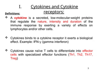 RECEPTORS AND SIGNALING ; CYTOKINES .ppt