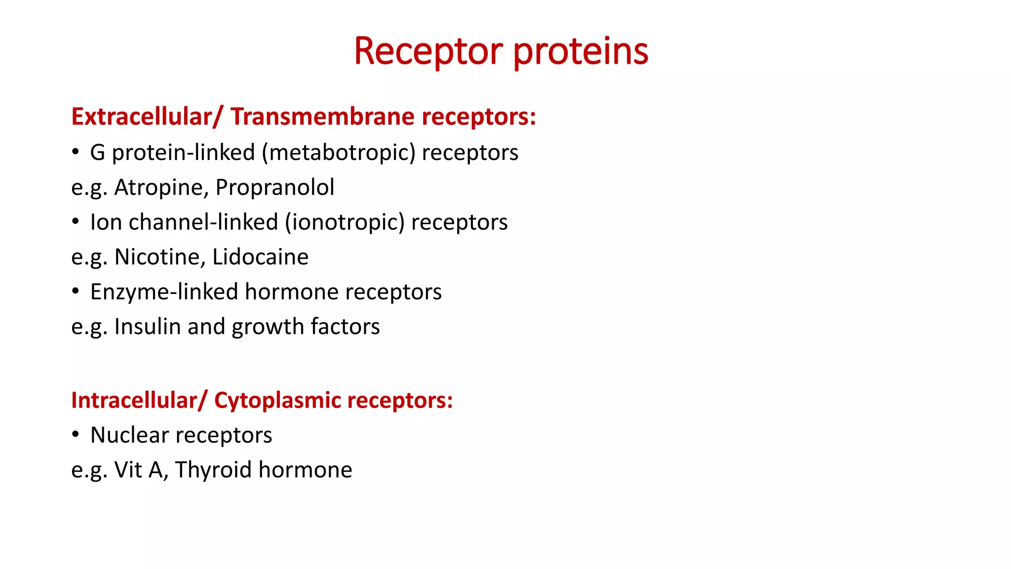 Receptors and signaling pathway dr nipa | PPT