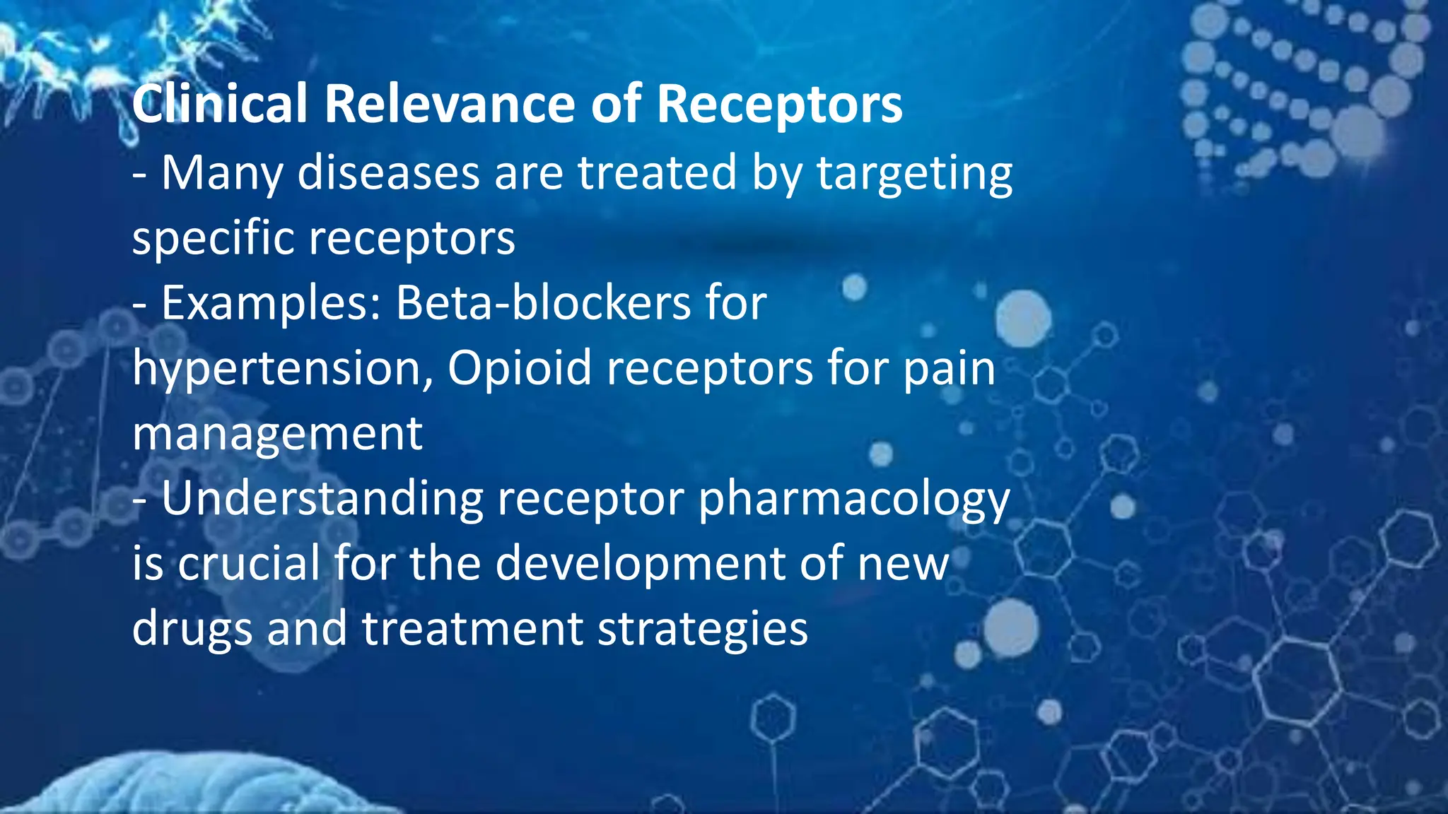Receptors in Pharmacology: What Are They & Their Types | PPT