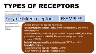 Receptors: Understanding Types and Functions | PPTX