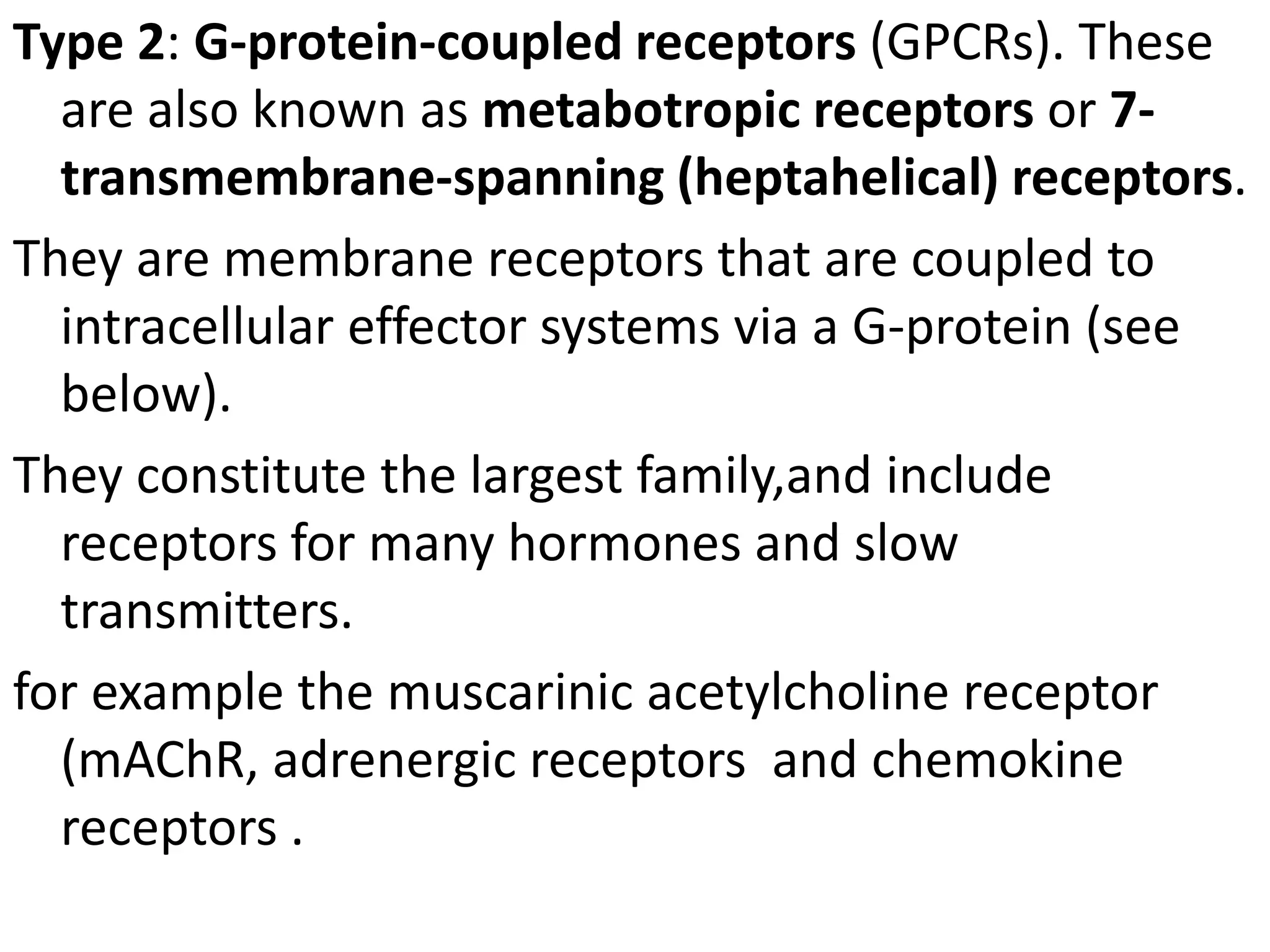 Receptors types | PPTX