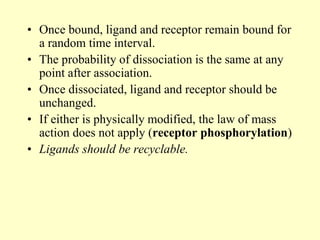 Receptor theory for lecture .ppt