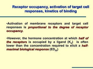 Receptor theory for lecture .ppt