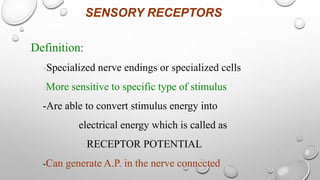 Receptor by Pandian M, Tutor, Dept of Physiology, DYPMCKOP, MH. This ...