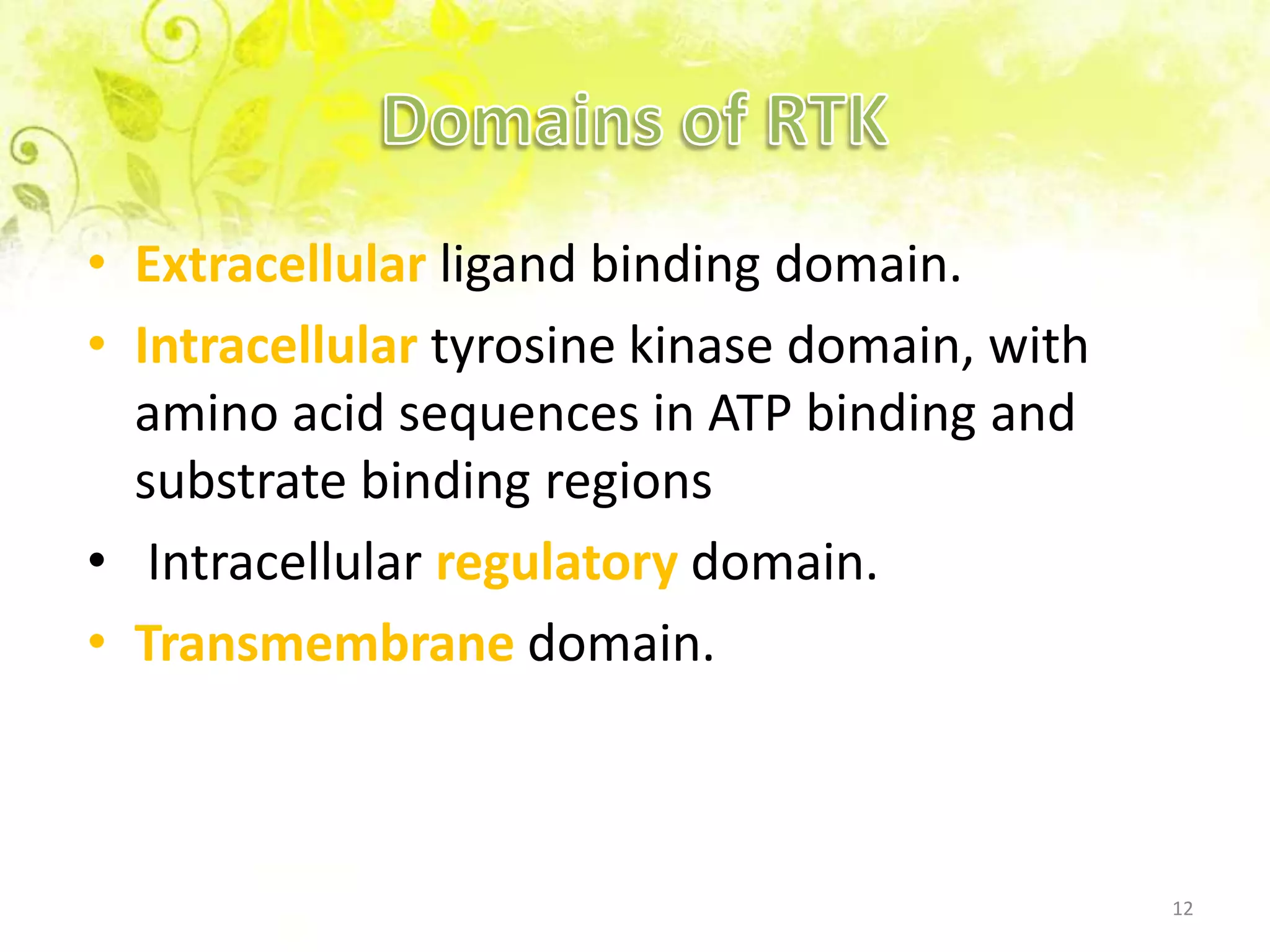 Receptor tyrosine kinase | PPTX