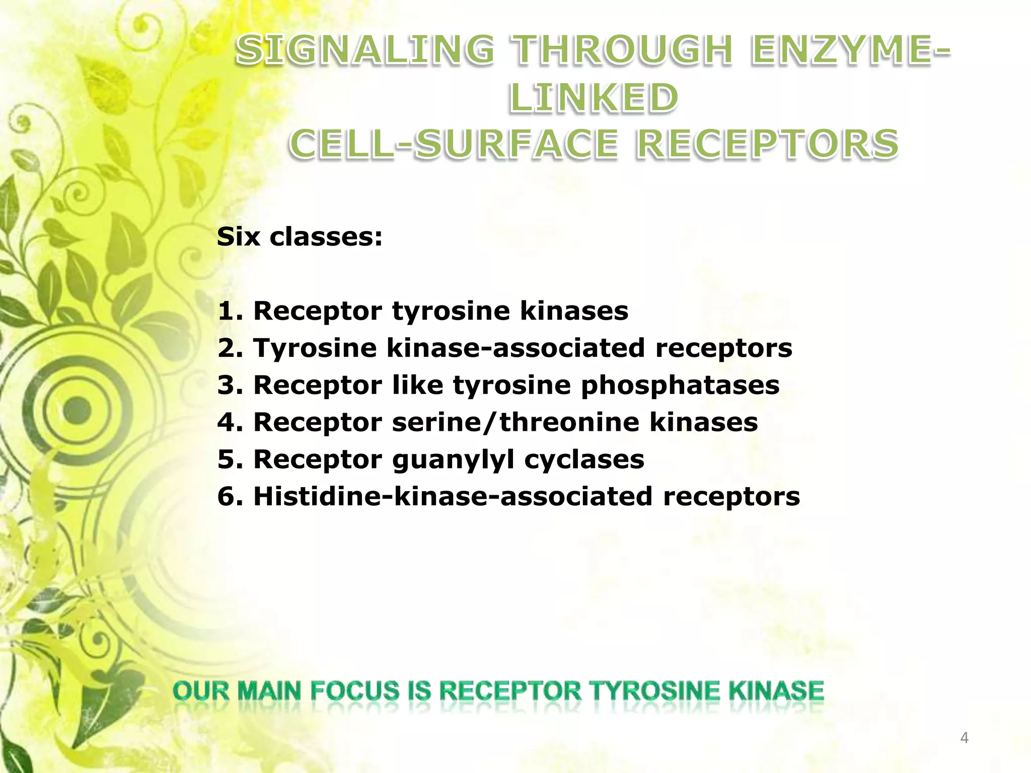 Receptor tyrosine kinase | PPTX