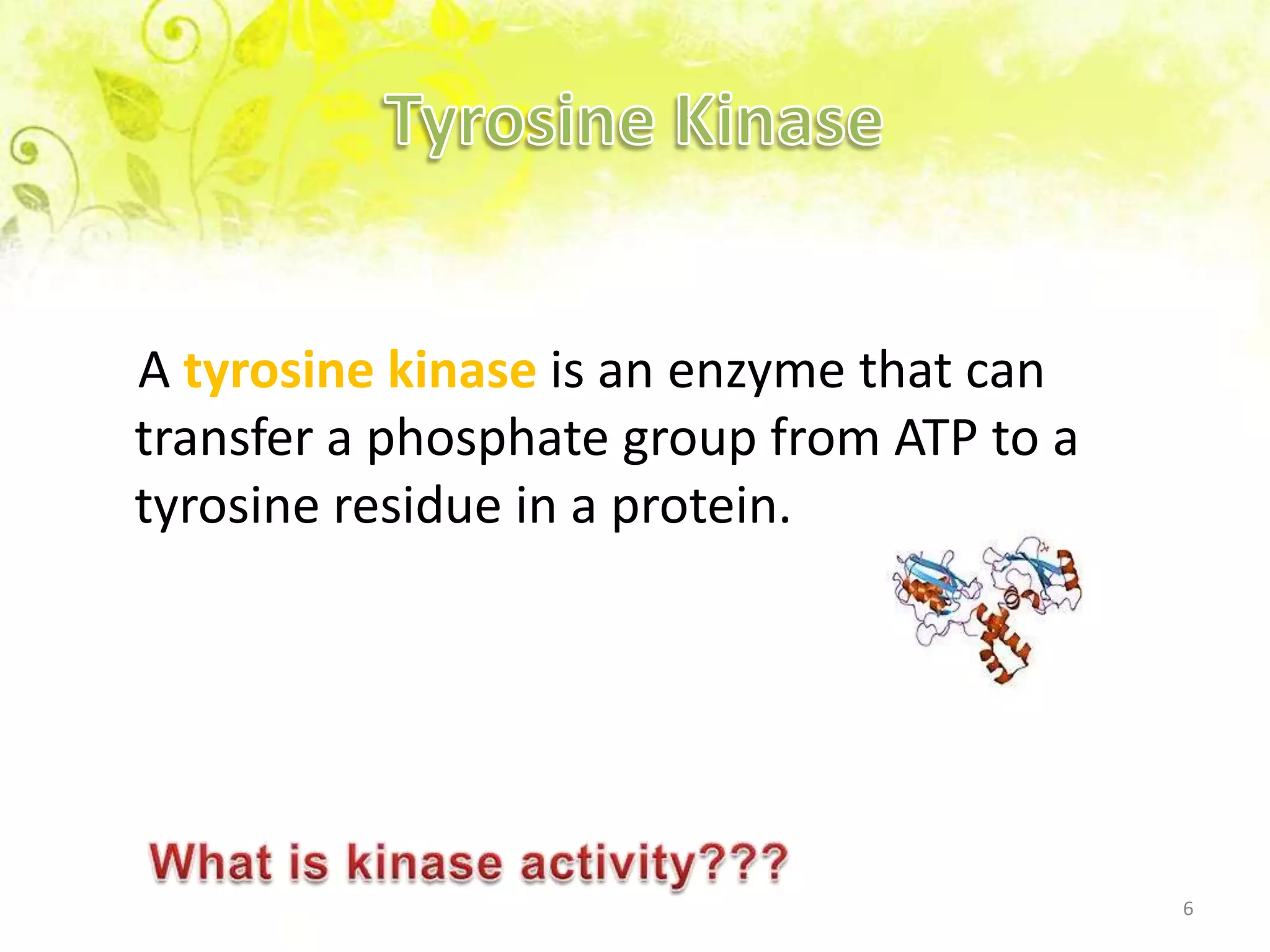Receptor tyrosine kinase | PPTX