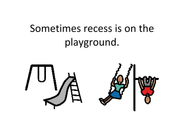 Recess Social Story | PPT
