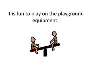 Recess Social Story | PPT