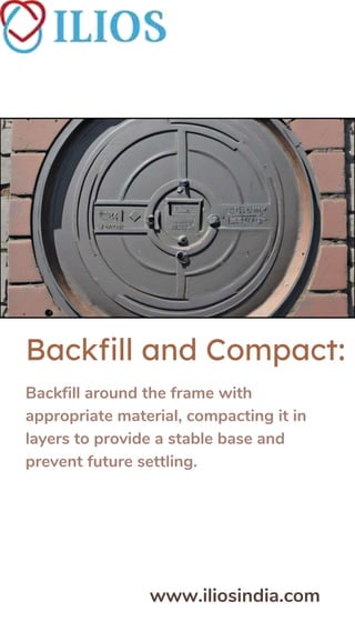 How do you install a recessed manhole cover? | PPTX