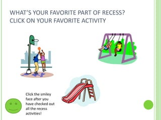 Recess in elementary school | PPT