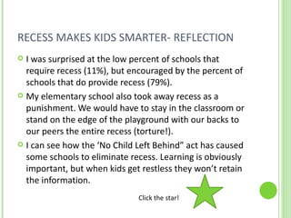 Recess in elementary school | PPT