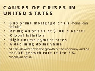 Recession in India 2008 | PPT