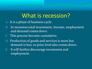Recession | PPTX