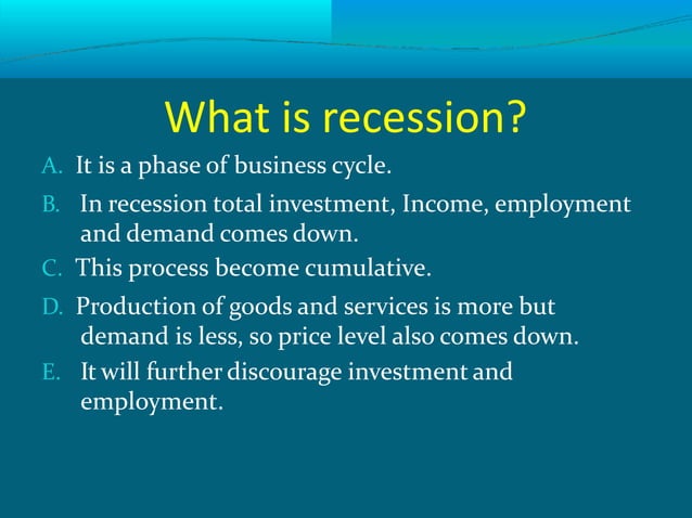 Recession | PPTX