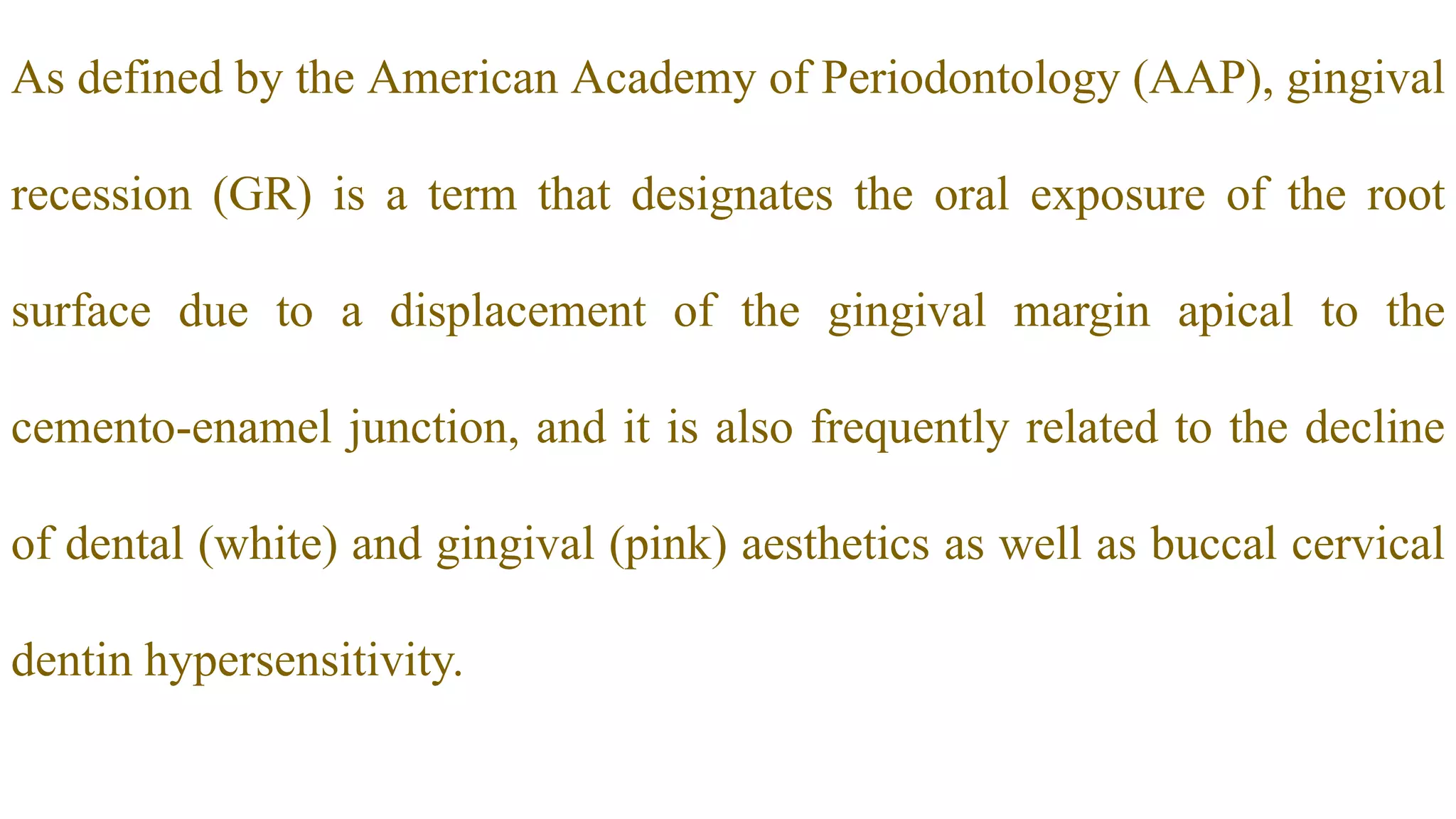 Gingival Recession type defects | PPT