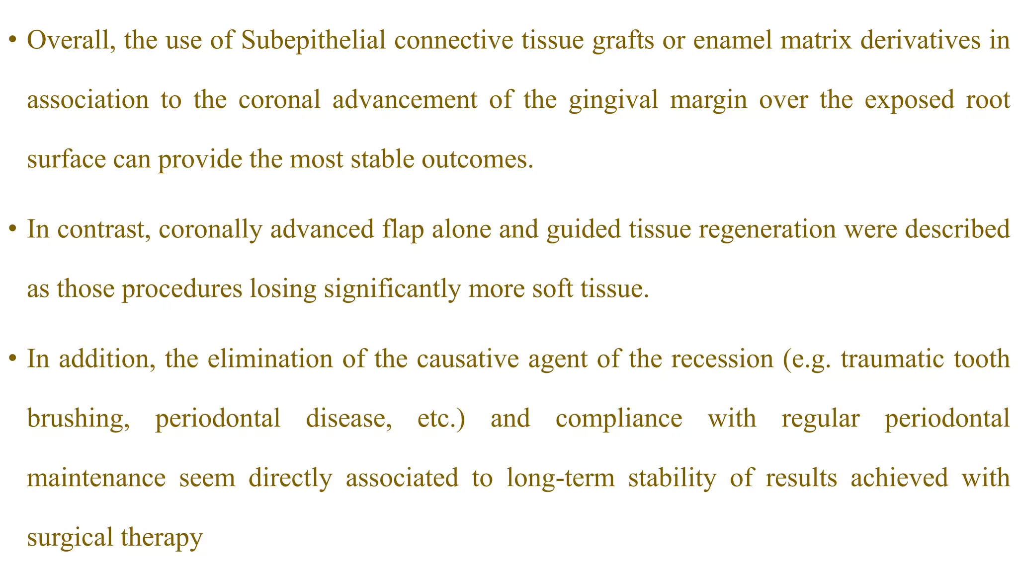 Gingival Recession type defects | PPT