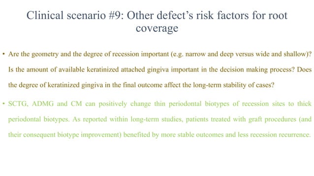 Gingival Recession type defects | PPT