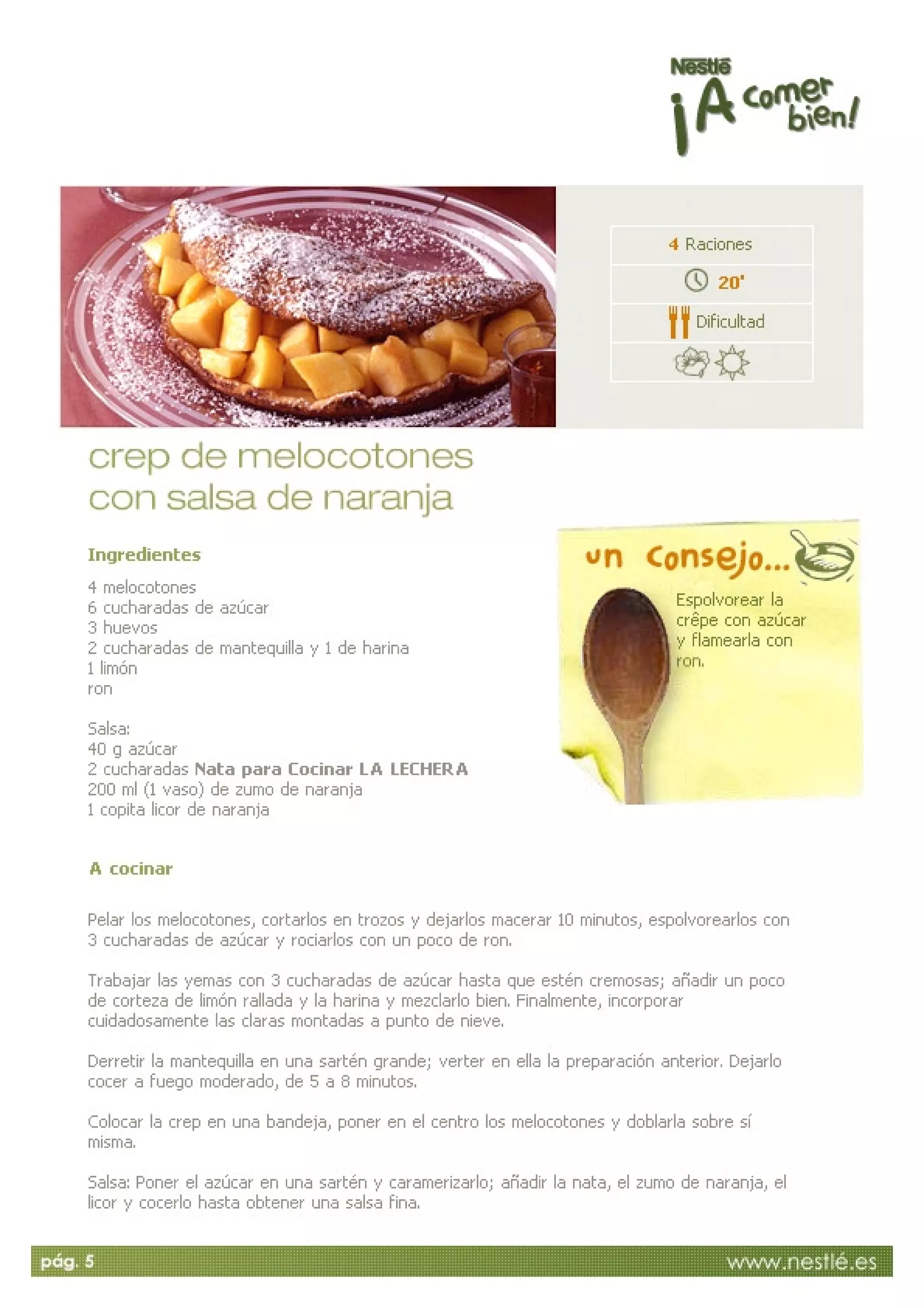 Receta postres | PDF