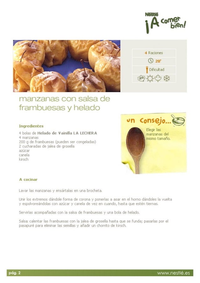 Receta postres | PDF