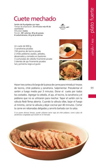 Recetario cocina mexicana | PDF