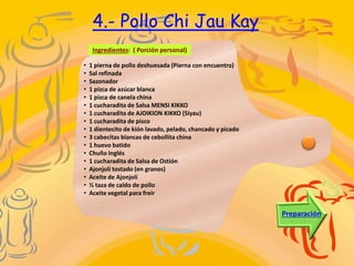 Recetariodecocinachina. | PPTX