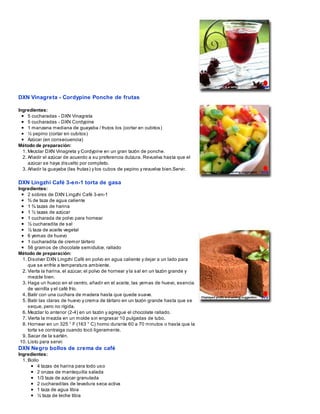 Recetas DXN | PDF
