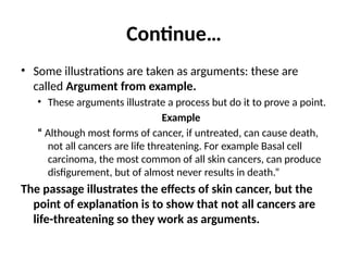RECGNIZING ARGUMENTS. in logical reasoning pptx | PPT