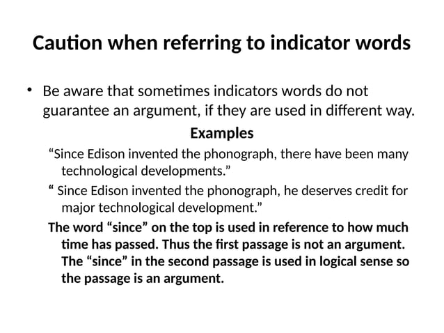 RECGNIZING ARGUMENTS. in logical reasoning pptx | PPT
