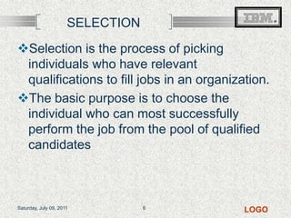 Recruitment process IBM | PPT