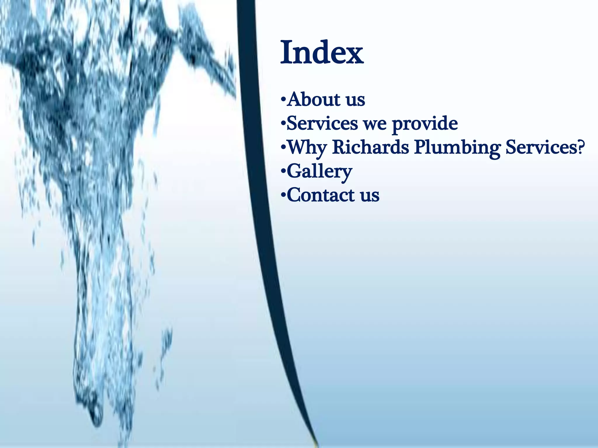 Plumbing Services | PPTX