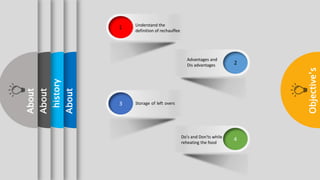 Rechauffe cooking by ADITHYA GUPTA | PPTX