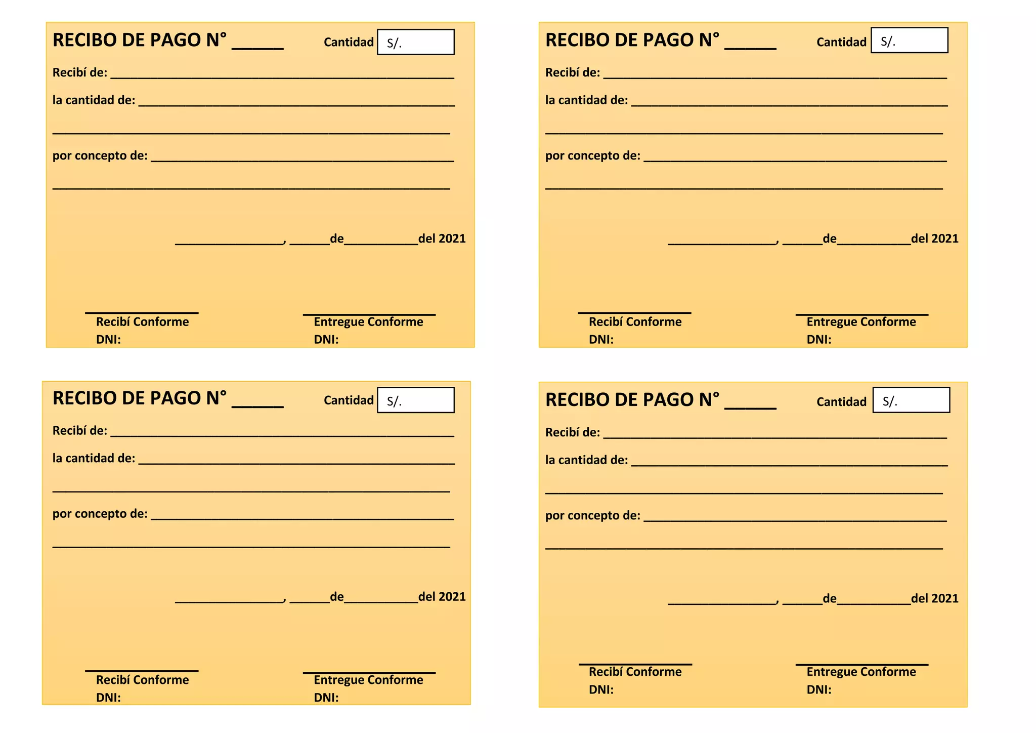 Recibo de pago | PDF