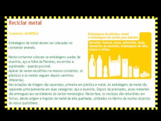 Reciclagem Ecopontos | PPT