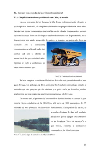 Reciclaje de neumáticos y su aplicación | PDF