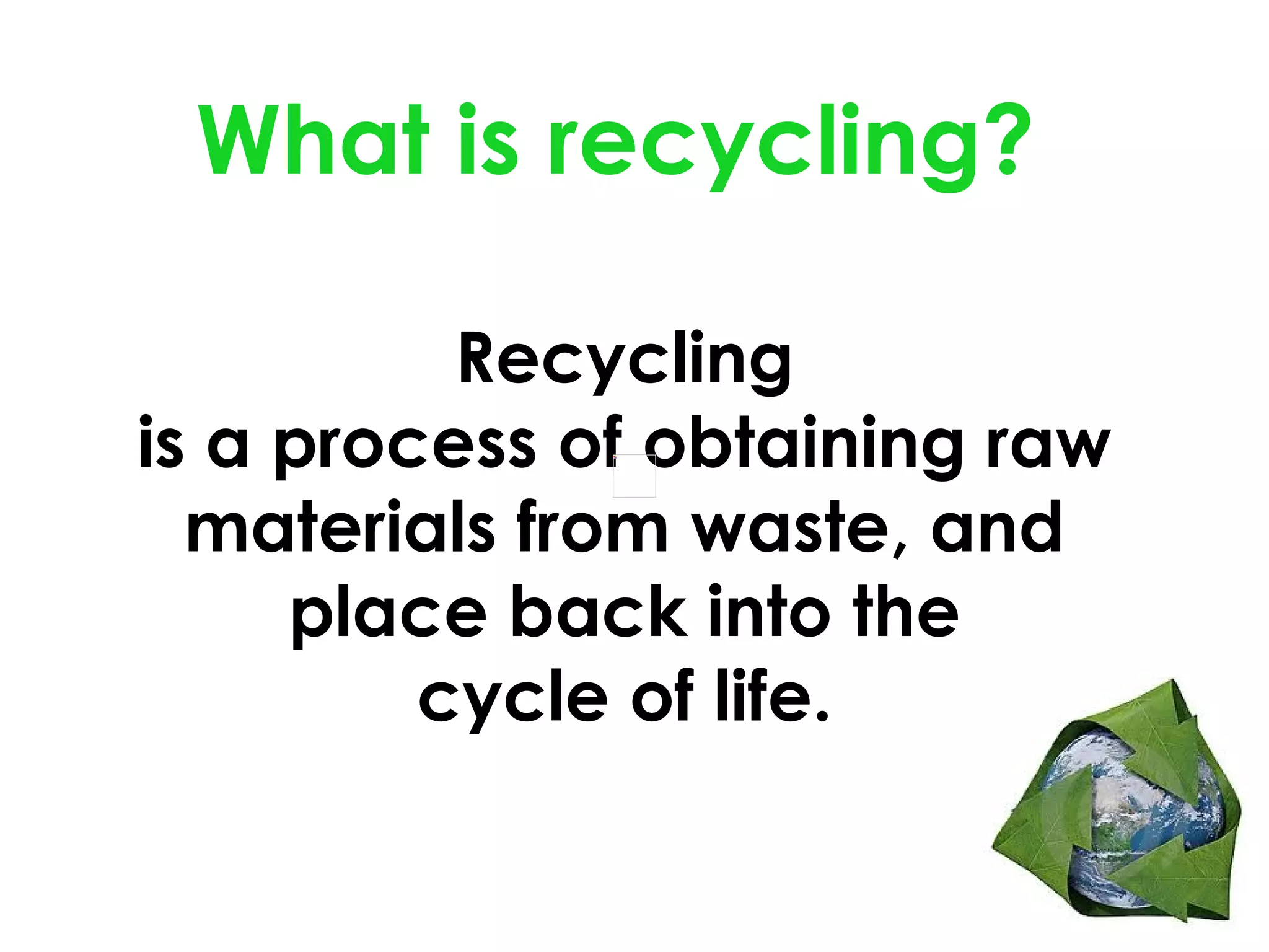 Reciclaje ingles | PPT