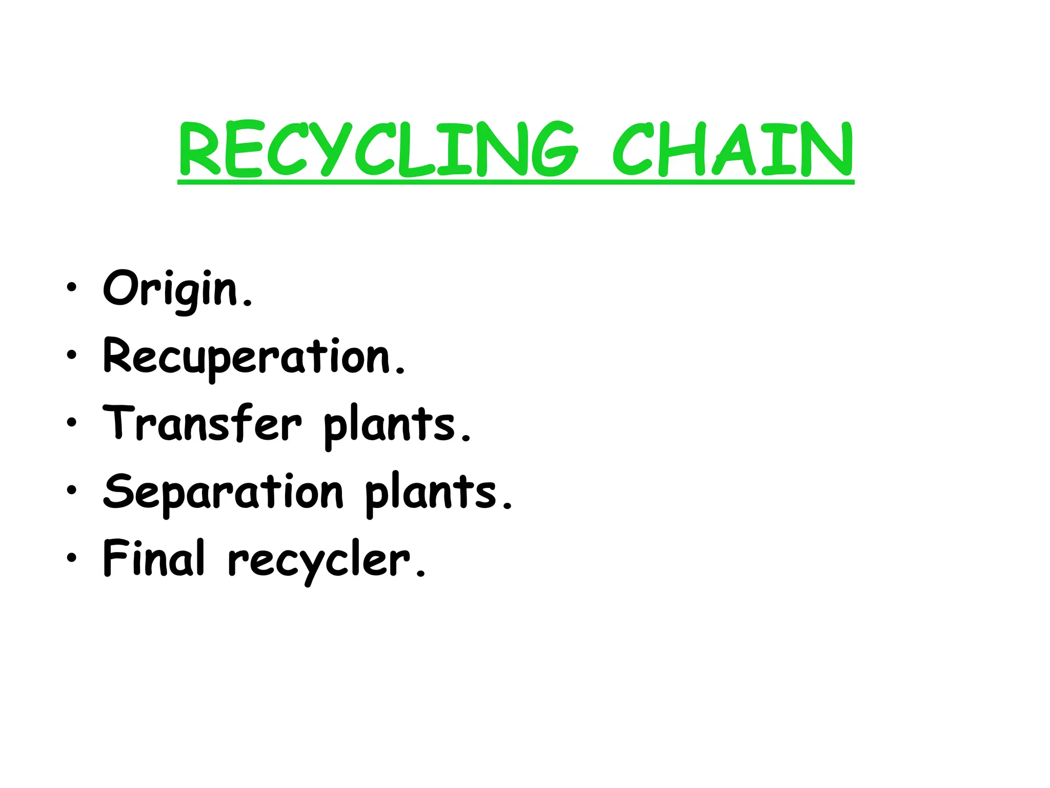 Reciclaje ingles | PPT