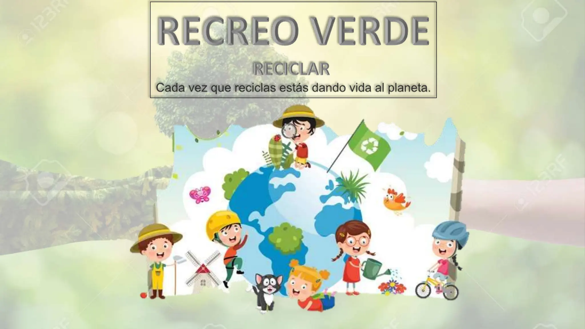 RECREO VERDE Y MANUELIDADES DE RECICLaje | PPTX