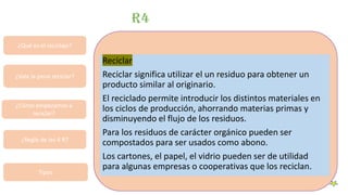 El reciclaje | PDF