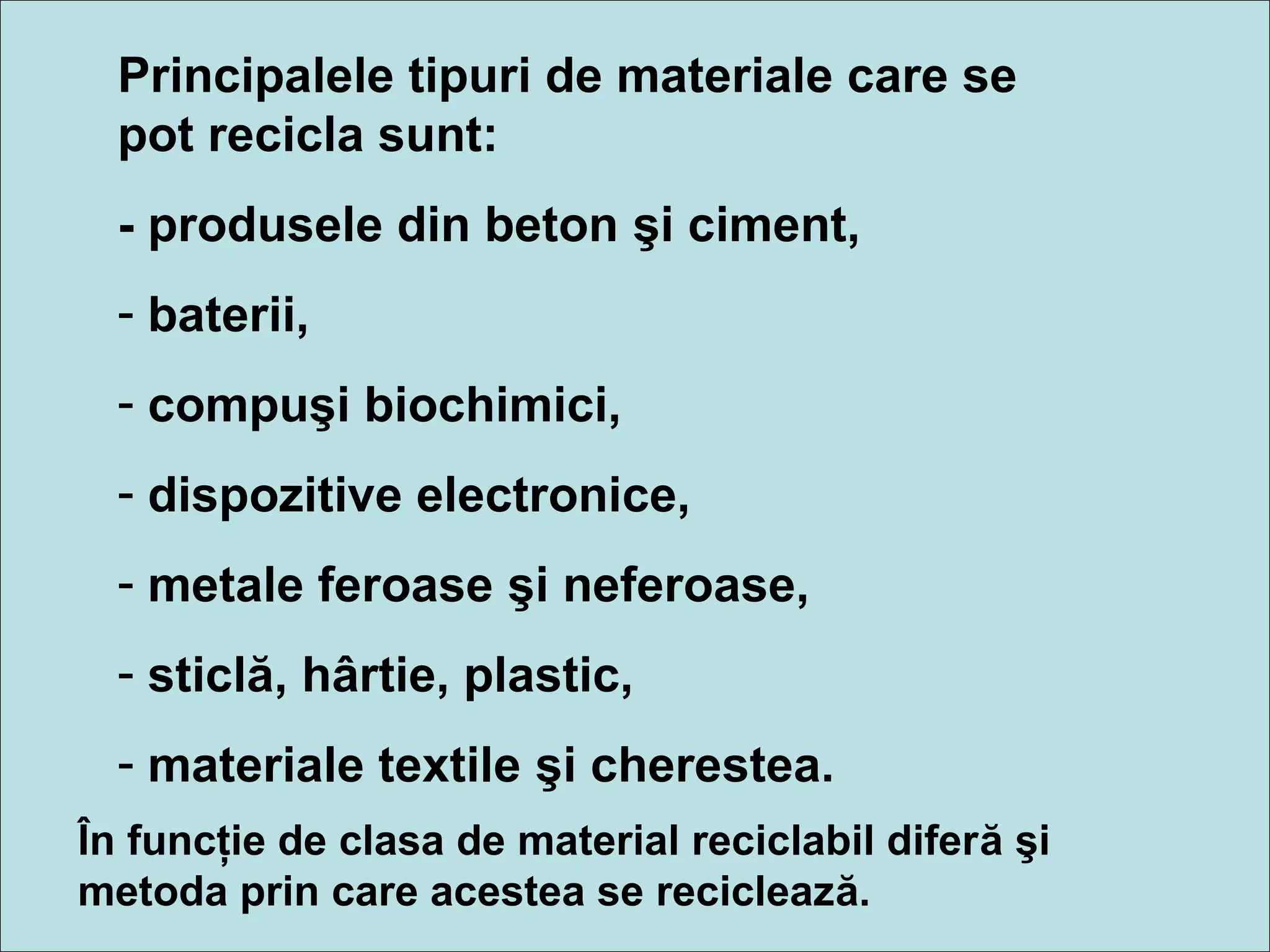 Reciclarea | PPT