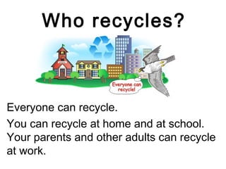 Recycling Reduce Reuse | PPT