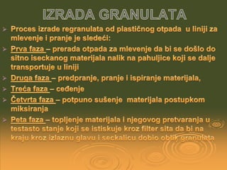 Reciklaža plastike | PPTX